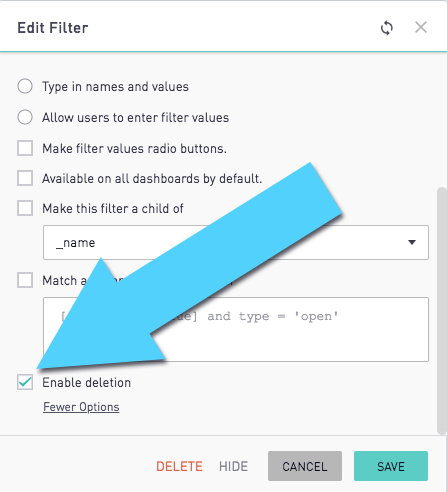 Adding, Moving, and Removing an Existing Filter | Sisense for Cloud Data Teams